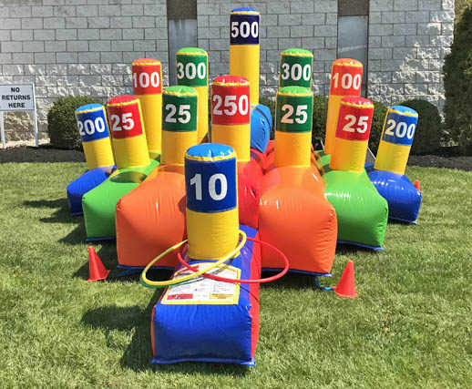 Inflatable Ring Toss Game - Fun Carnival Game for All Ages