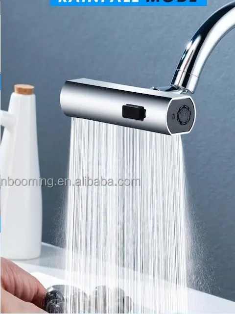 BOOMING Taps 3 In 1 Swivel Extension Spout Universal Fitting Kitchen ...