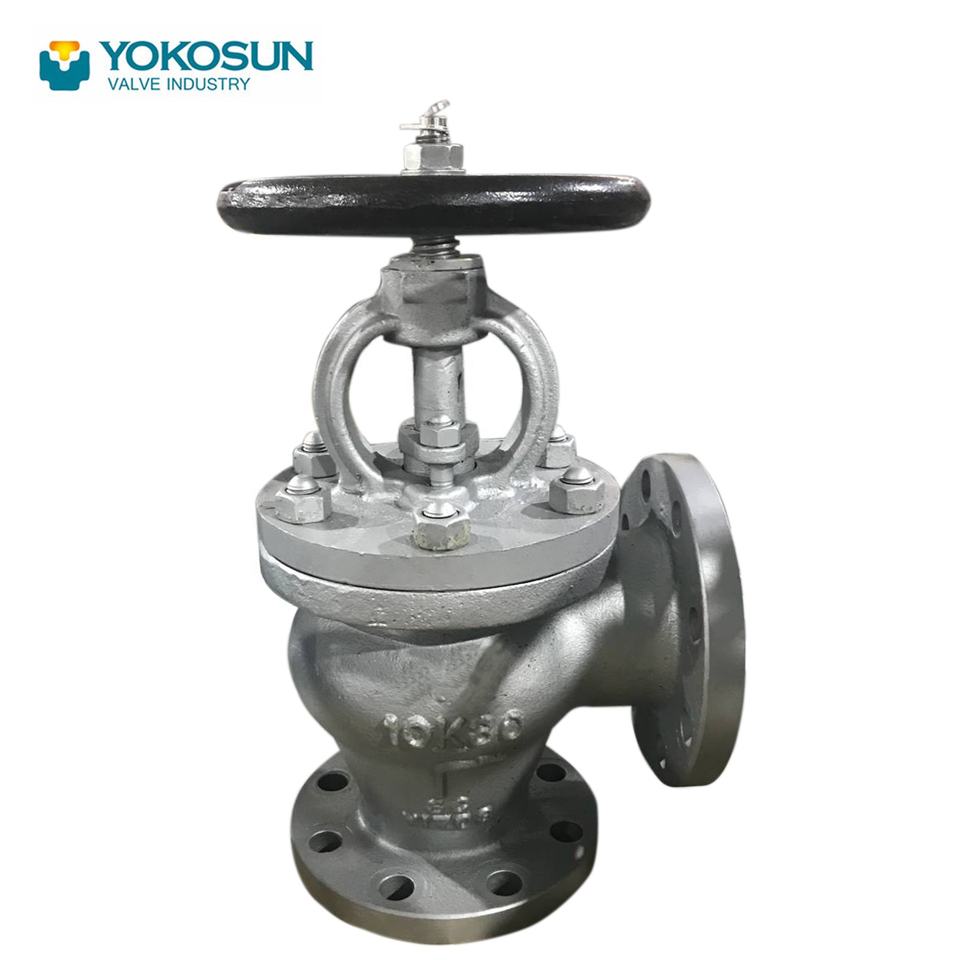 JIS MARINE JIS F7320 CAST STEEL 10K ANGLE VALVES 10K80 10K150| Alibaba.com