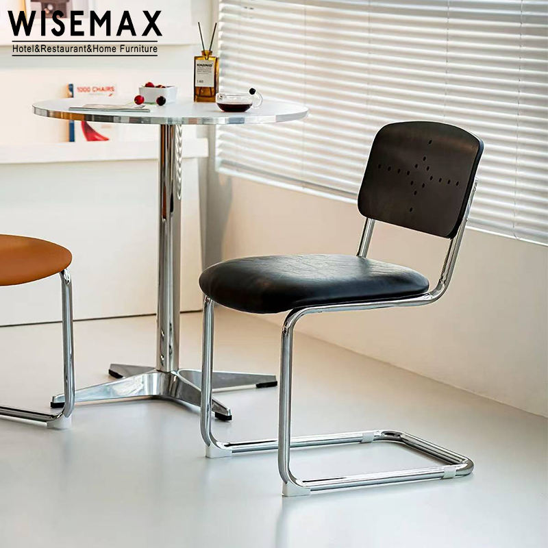 WISEMAX FURNITURE Simple Design Office Meeting Chair Durable Metal ...