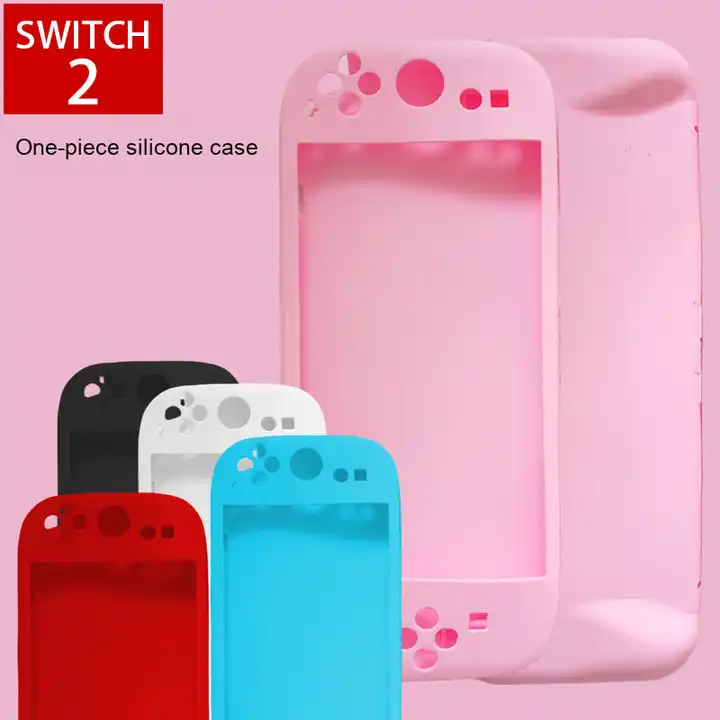 For Nintendo for Switch 2 Soft Silicone Protective Shell Case Game Accessories NS2 Console ...