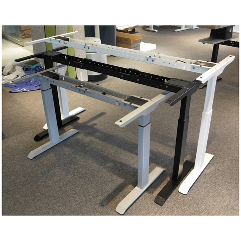 Height Adjustable Single Leg Table - Ideal for Laptop Use