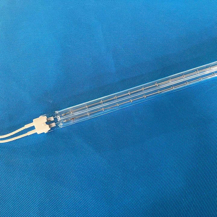 REMA 2500W Twin Tubes Short Wave Infrared Quartz Glass Lamps 220V ...