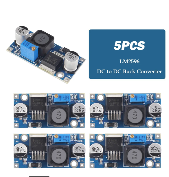 LM2596 DC to DC Buck Converter 3.0-40V to 1.5-35V Power Supply Step ...