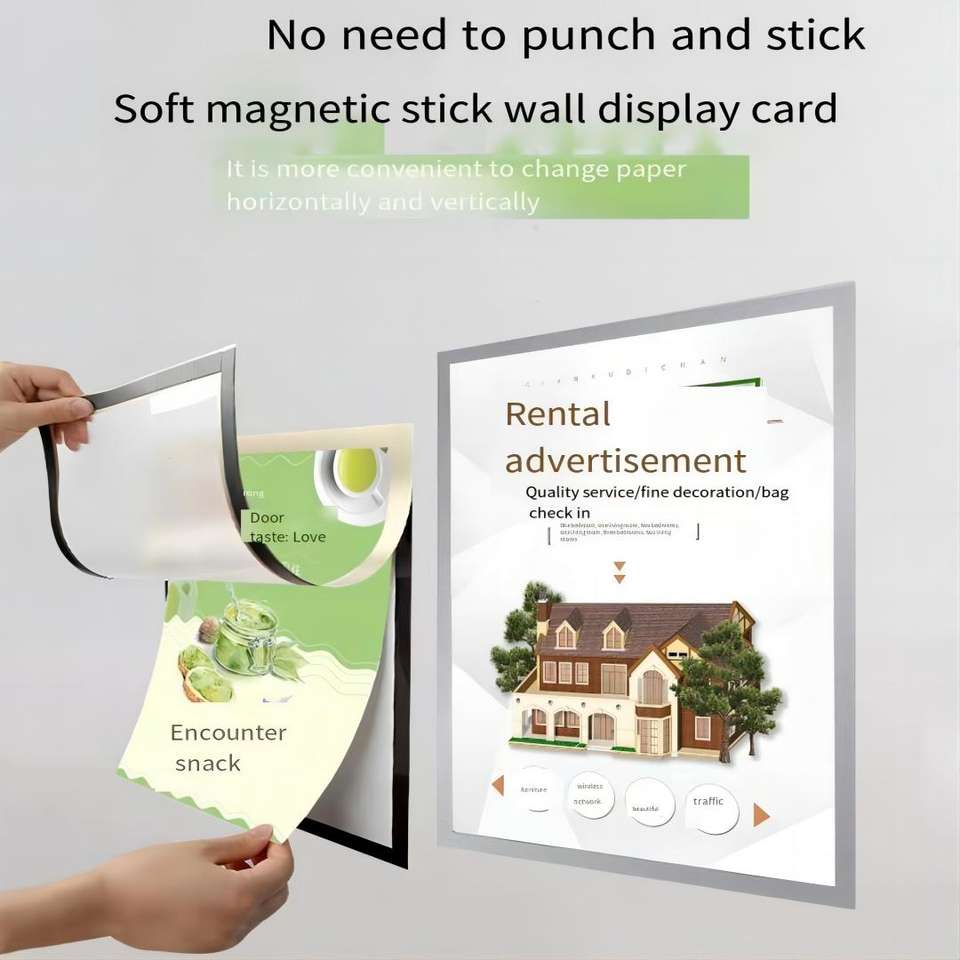 A3 A4 A6Magnetic Display Frame A4 Magnetic Display Paste Document ...