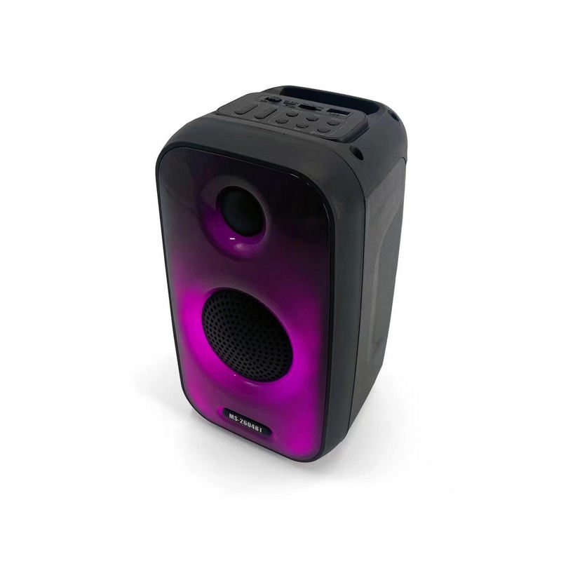 MS-2606 Small TWS Speaker Box with Double 3" Horn, Dazzling Lights for ...