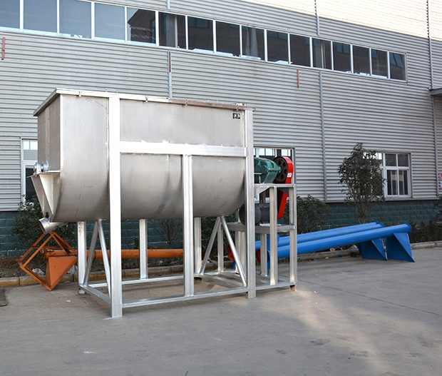 Horizontal Calcium Carbonate Premix Mixer Industrial Spice Powder Mixer ...