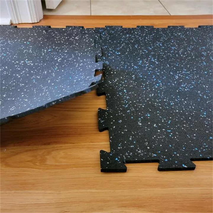 Non slip EPDM Gym Puzzle Mat Sport Interlocking Rubber Flooring Tiles ...