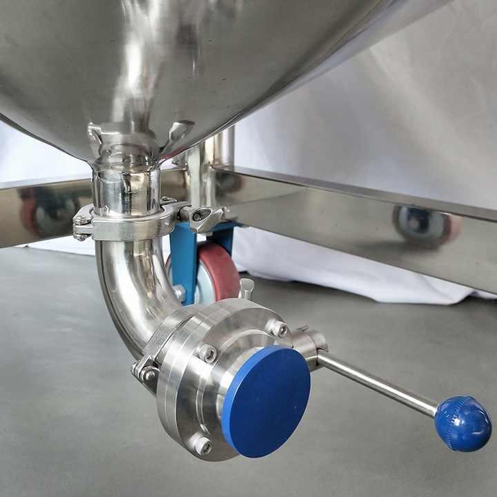 Pneumatic Mixing Tank - Stainless Steel Storage Solution