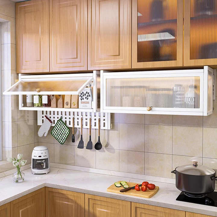 Wall Mounted Kitchen Pantry Sideboard, Freestanding Wall Storage ...
