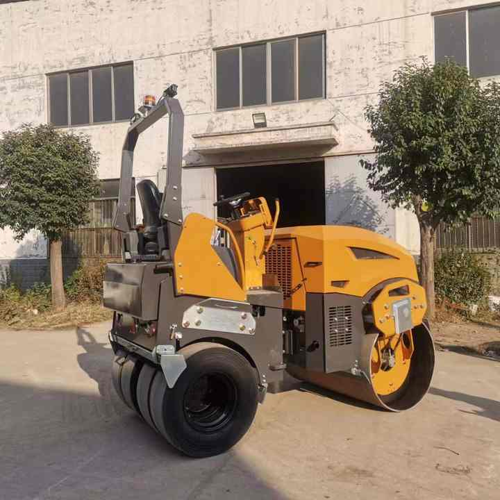 5Ton Diesel CE Engine Compactor Road Roller Compactor Ground Concrete ...