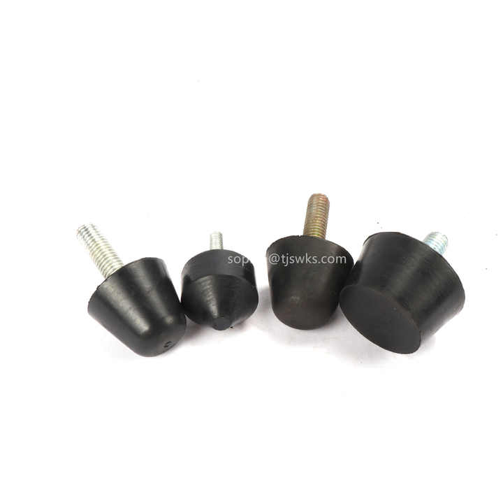 SWKS Damper M6 M8 M10 Parabolic Rubber Metal Buffer Male Thread Conical ...