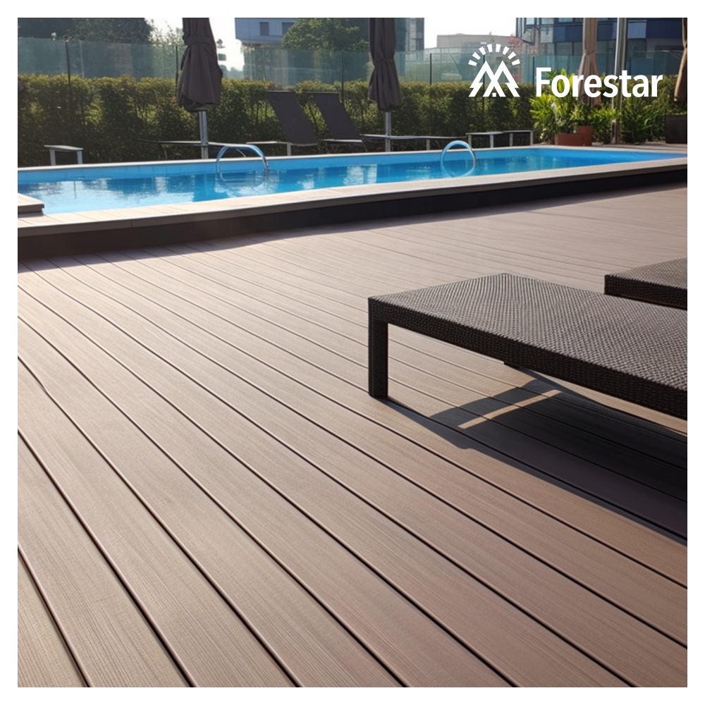 Composite Lumber Decking - Waterproof WPC Boards - Anti-Slip
