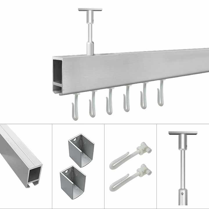 Aluminum Curved Medical and Hospital Cubicle Curtain Track