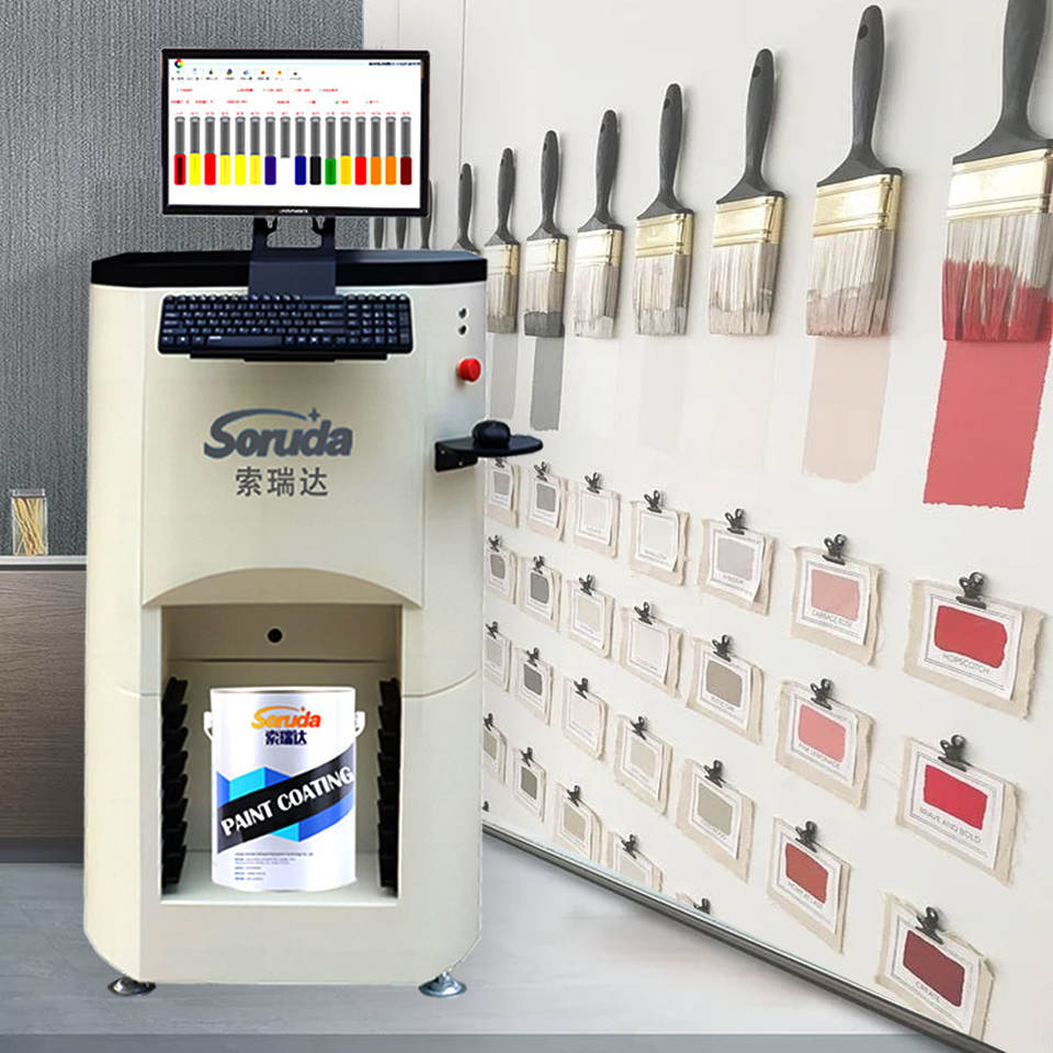 Paint Color Mixing Stone Floor Tile Industry Printing Ink Dispensing ...