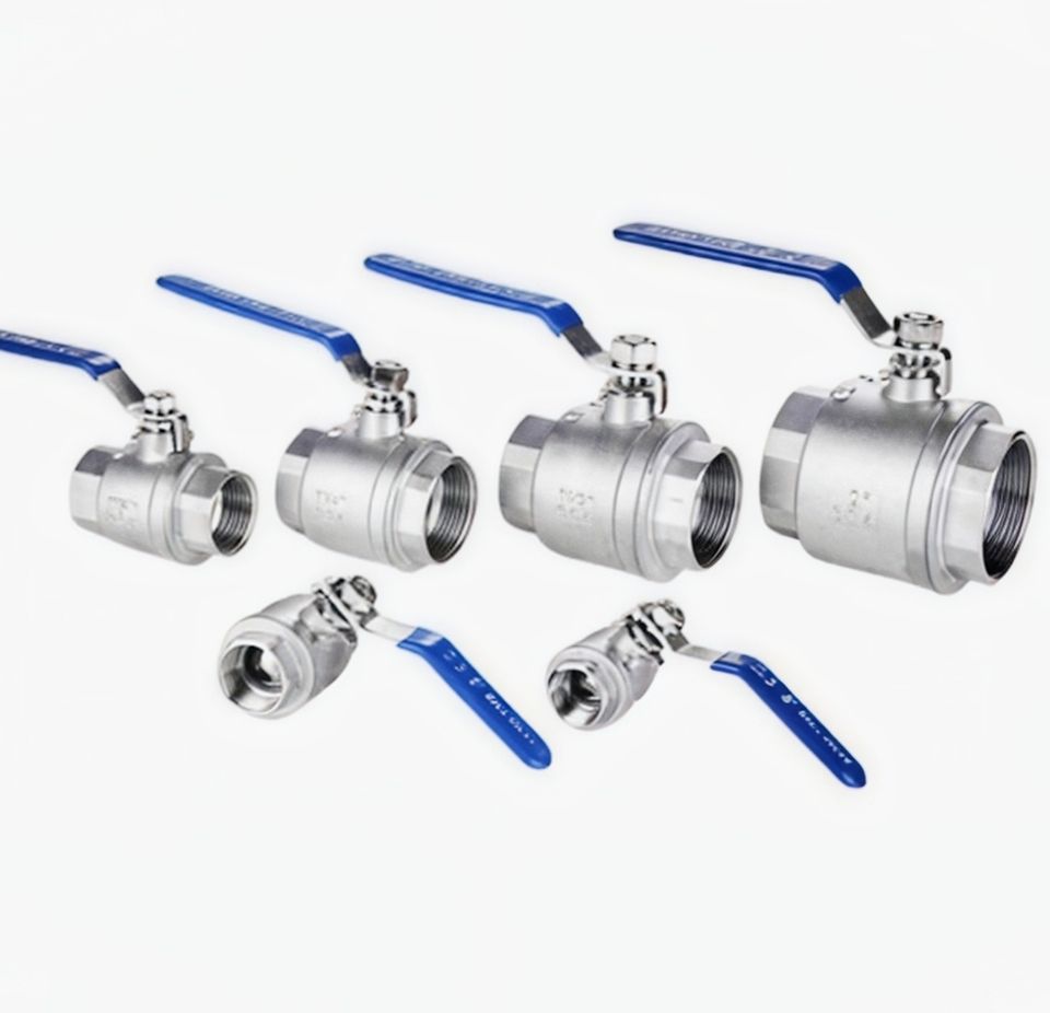 OEM DN8-DN100 True Union Stainless Steel Ball Valve Manual Control ...