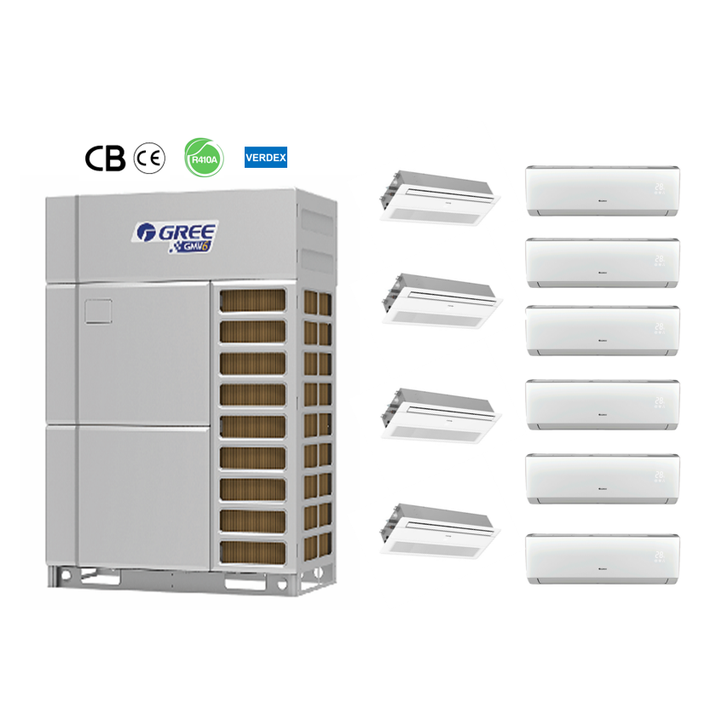 Gree Commercial Long Piping Capability 50KW 18HP VRF/VRV System One Way ...