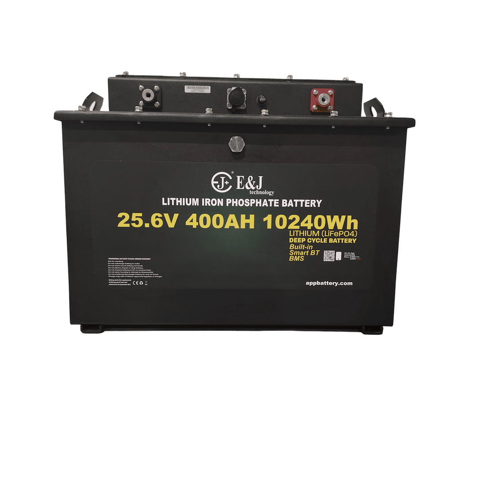 24V 400Ah Solid State Smart Battery Pack-Built-in Bluetooth BMS Active ...