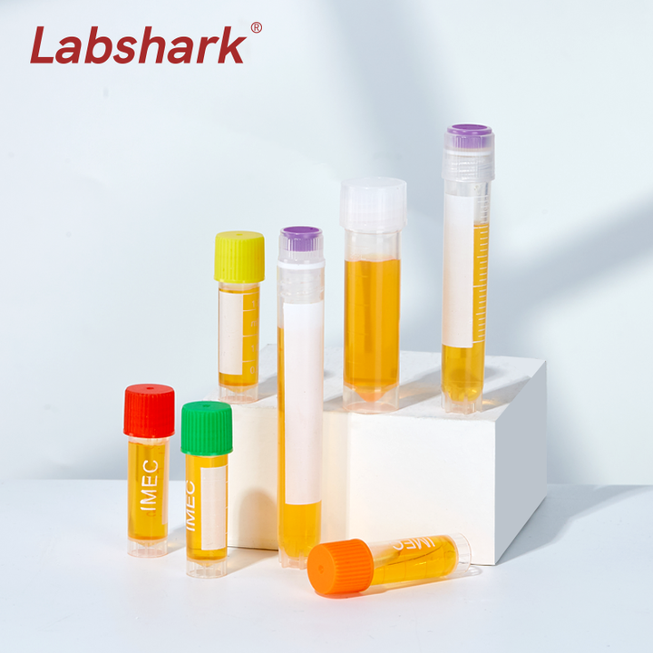 Labshark 2ml Plastic Cryogenic Tubes Inner Outer Spiral Design Liquid ...