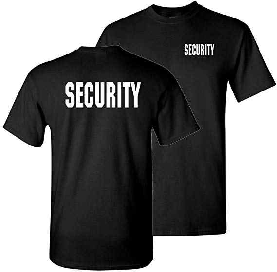 Security Staff Uniform Polo T-Shirt - 100% Cotton