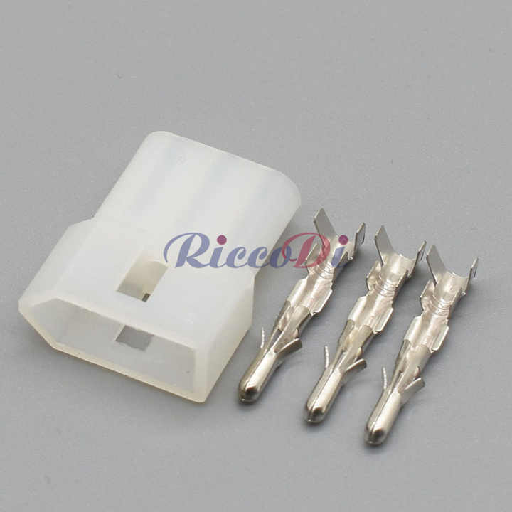 3 Pin Automotive Connector Plug Socket With Terminals Pin and Seals for ...