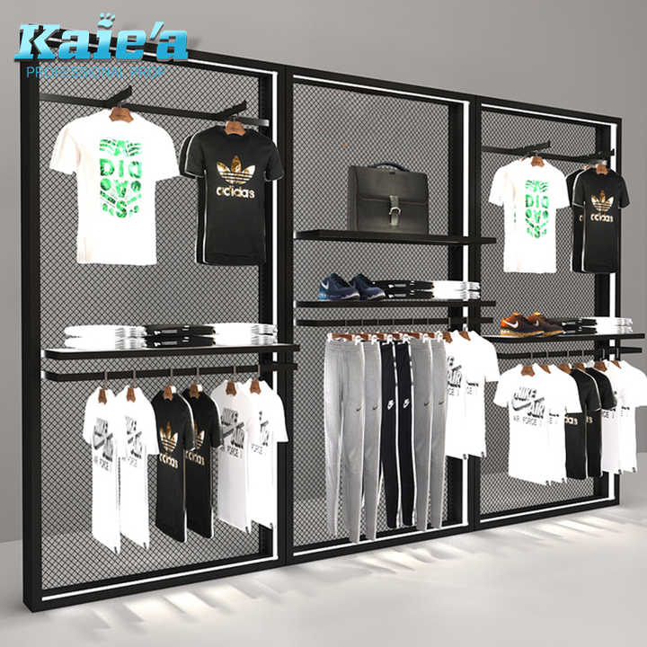Sport Shop Interior Decoration Design - Slat Wall Display