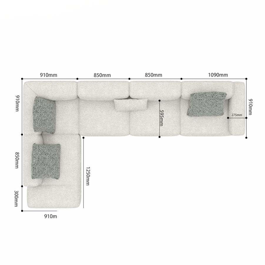 Modern Modular Office Sofa Sectional Cloth Couch [Price Per Single Seat ...
