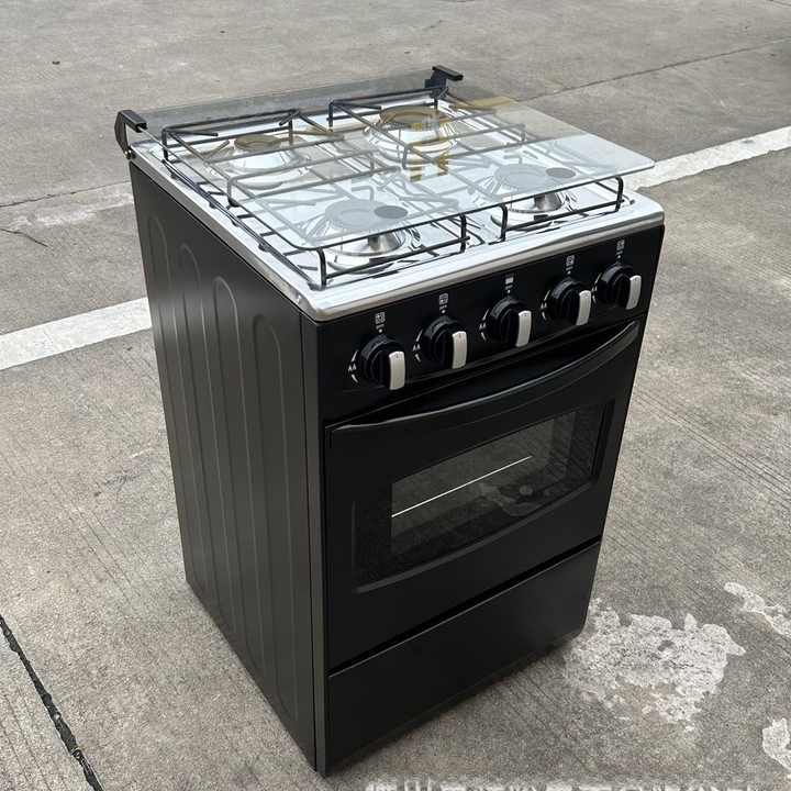 Integrated Oven Stove with Four Burners 4 Burner Stove with Oven Multi ...