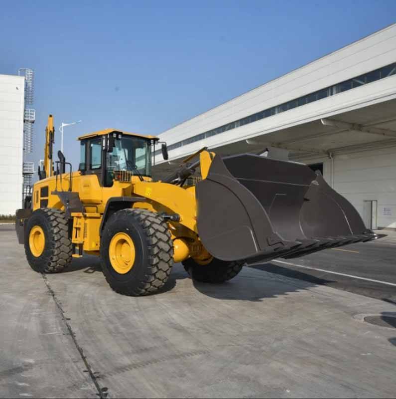 8 Ton FL980 Front Loader 4.0 m³ Bucket Loader With Strong Lifting ...