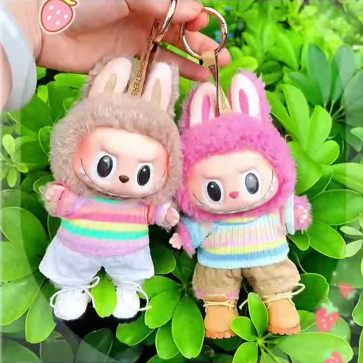 Cute Cosplay Clothes Labubu Doll Cosplay Costume Set labubu jeans Plush ...