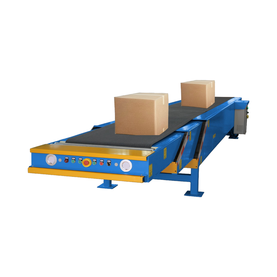 Trailer Cargo Conveyor with Multi-Stage Telescopic Belt for Mobile ...