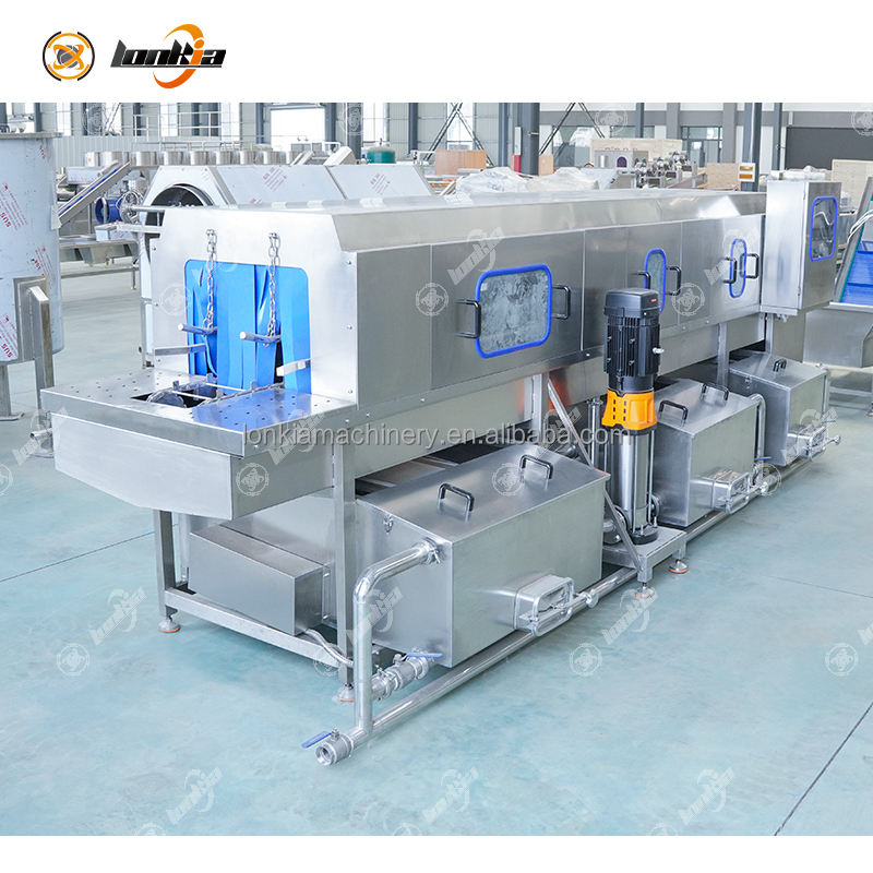 Industrial Plastic Crate Cleaning Machine Commercial Plastic Crate ...