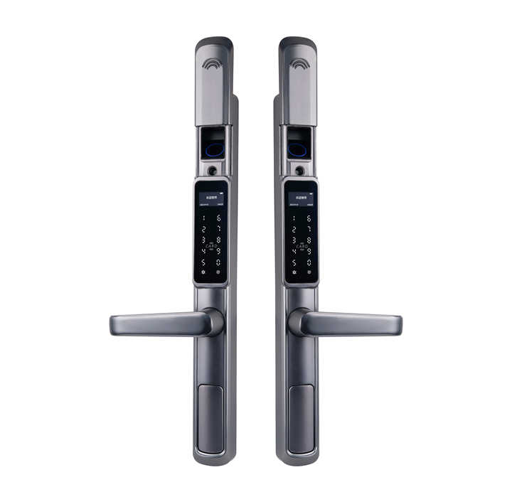 Villa Gate Lock Outdoor Narrow Type Aluminum Door Waterproof Keyless ...