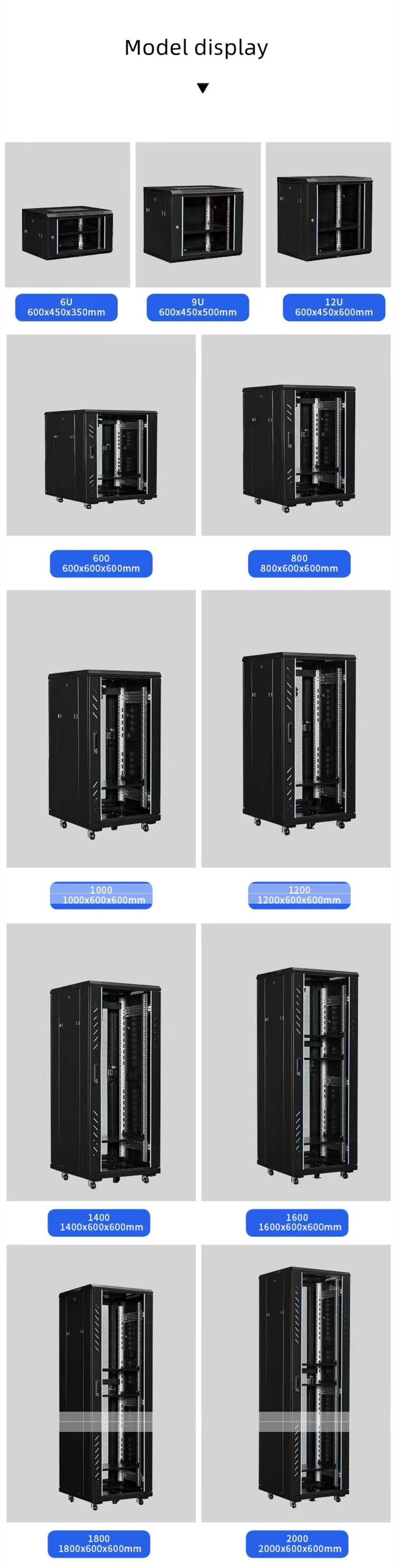 Cabinets and Enclosures Network Server Cabinet Rack 12U 24U 36U DPU 8 ...