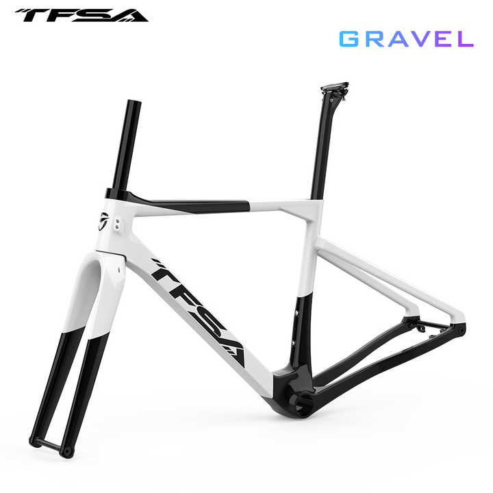 TFSA Gravel Bicycle Frameset - Lightweight Carbon Fiber
