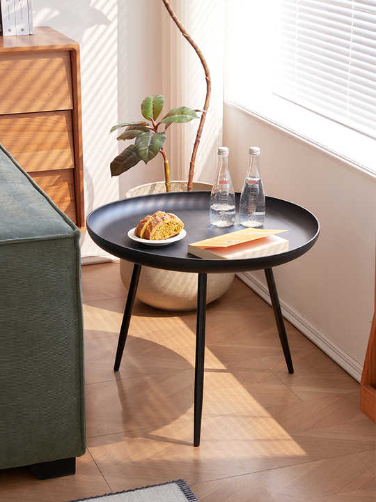 Nordic Minimalist Simple Circular Coffee Table for Living Room Balcony ...