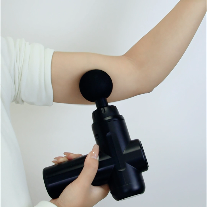 Factory Price Mini Gun Round Shape Deep Muscle Tissue Massage Gun ABS ...