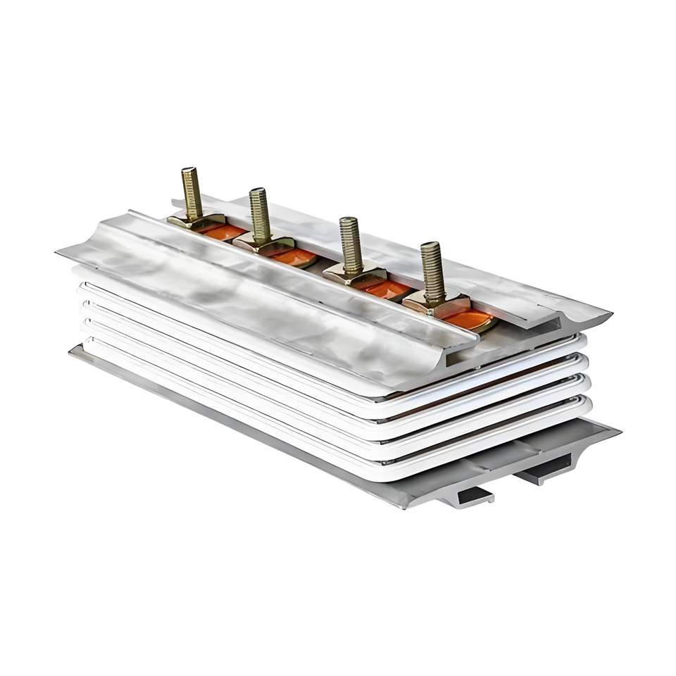 Durable Tinned Copper Busbar Trunking System End Fitting Terminal Block ...