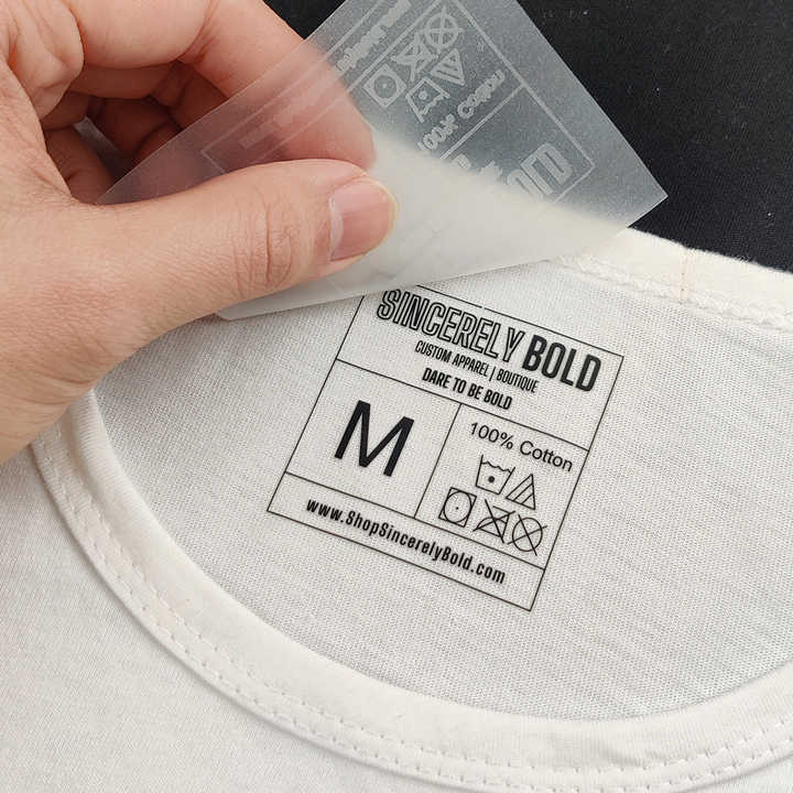 Custom Iron on 3D Heat Press Label - Washable & Versatile