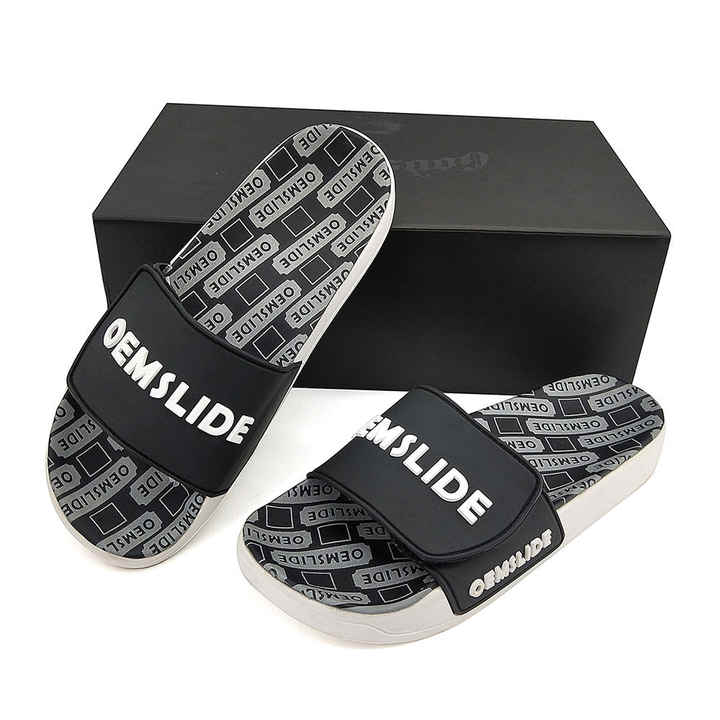 Custom Design Logo Slides - Stylish & Durable Rubber Slippers
