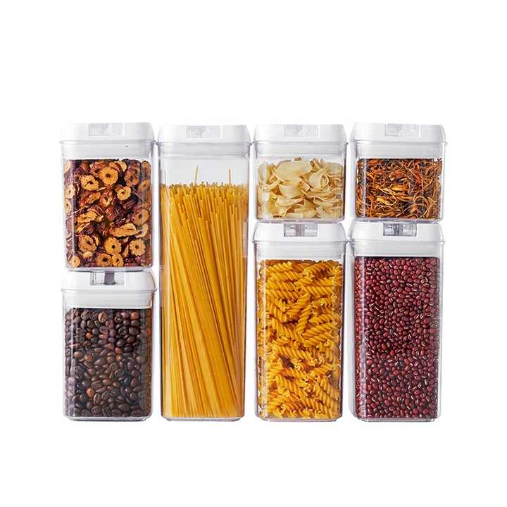 7 Piece Airtight Food Containers - Perfect for Fridge Organizing