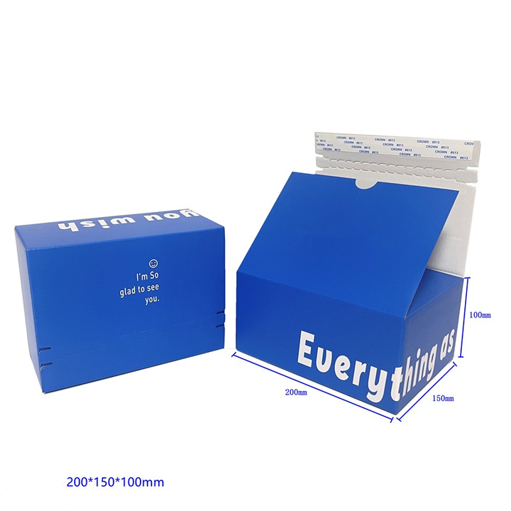 Factory Custom Printed Zipper Tear Strip Corrugated Cardboard Mailing ...