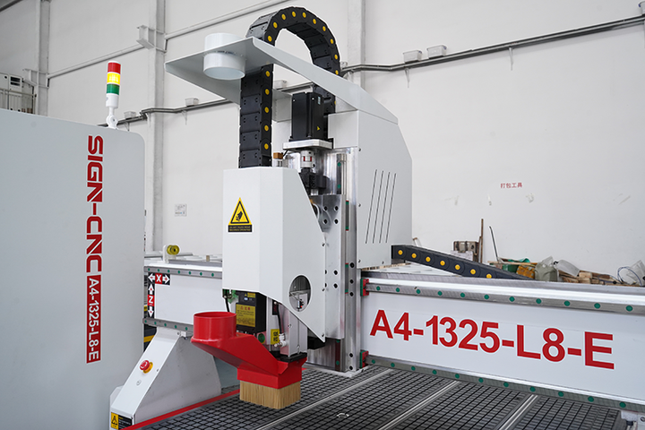 Hot Sale 1325 Woodworking Machine A4-1325-L8-E CNC Router Suitable for Solid Wood MDF Aluminum ...