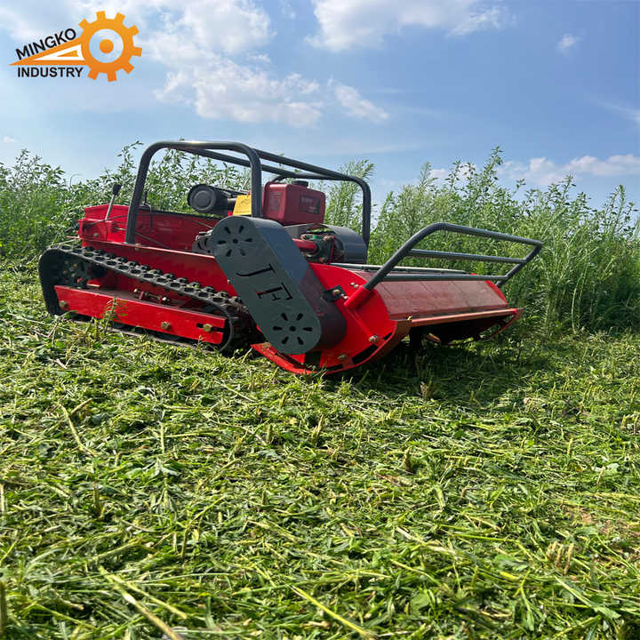 Diesel Engine Wireless Remote Control Mini Crawler Mower
