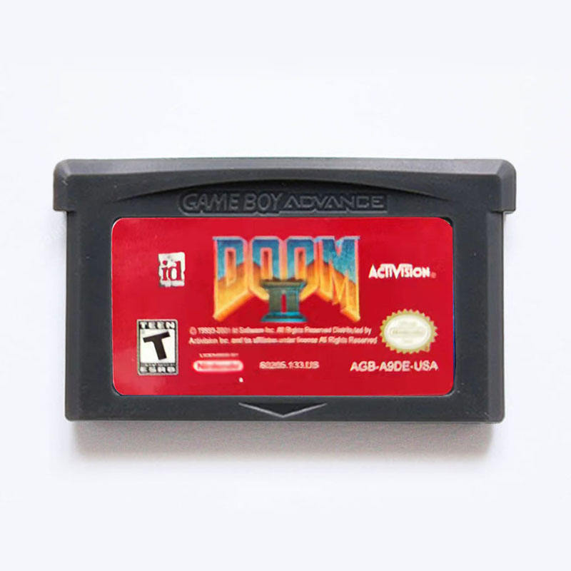 Doom I & II for Gameboy Advance - 32 Bit Game Cartridges