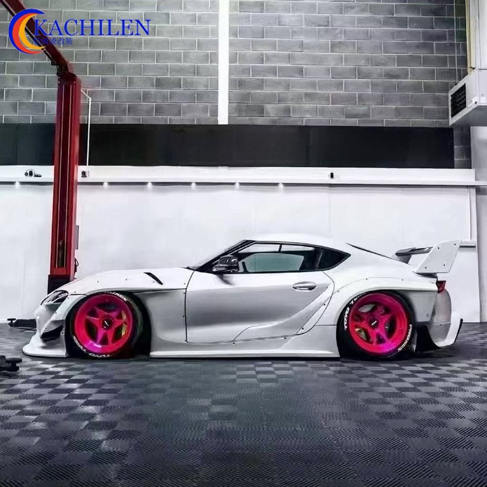 LB Style A90 A91 Body Kit Front Bumper Fender Side Skirt Rear Spoiler ...