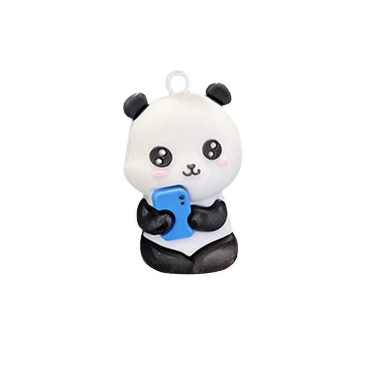 Hot Sale Custom Cute Panda Baby Keychain pendant PVC Keychain For ...