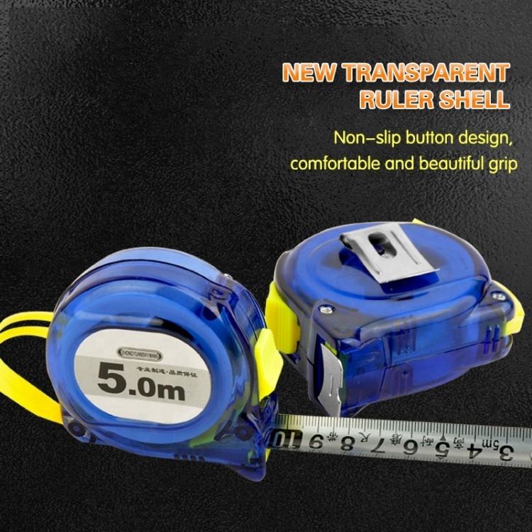 Blue Self Block Tape Measure 3m 5m 7.5m 8m 10m Abs Construction ...