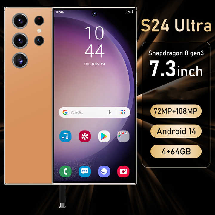 S24Ultra Smartphone 7-inch HD Screen Phone, Android 14 4+64 6+128GB ...