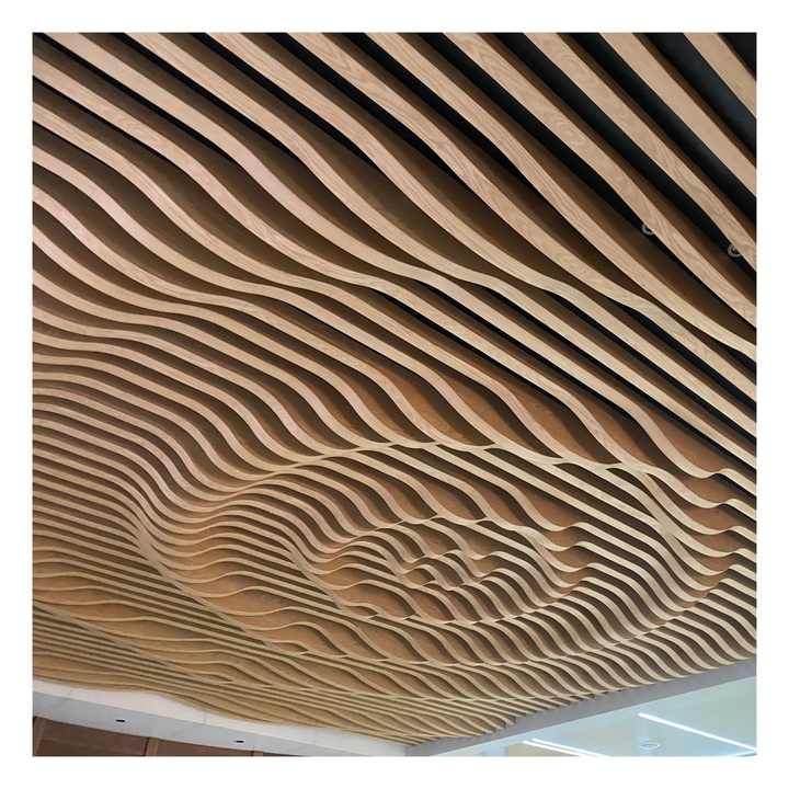 Aluminum Curved Pop Interior Ceiling Designs - Special Wave